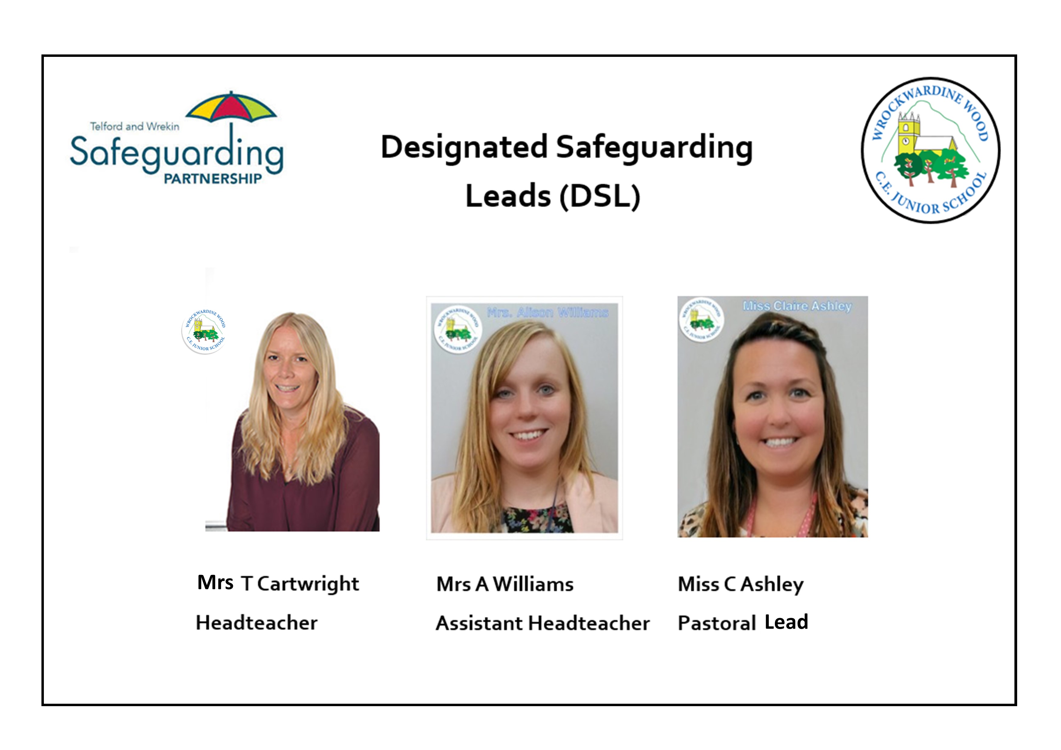 DSLs | Wrockwardine Wood Church of England Junior School